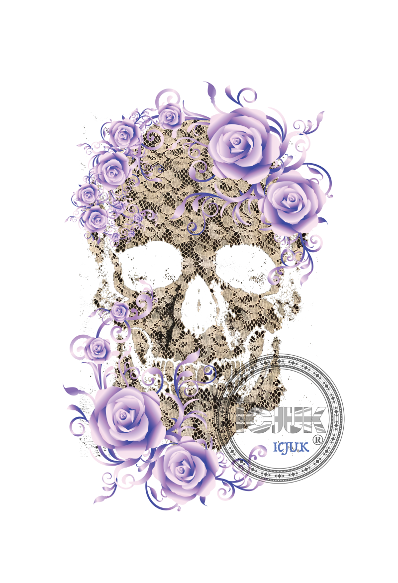 Lace Skull and Roses - Inspired by Claire Jane, LLC DBA ICJUK
