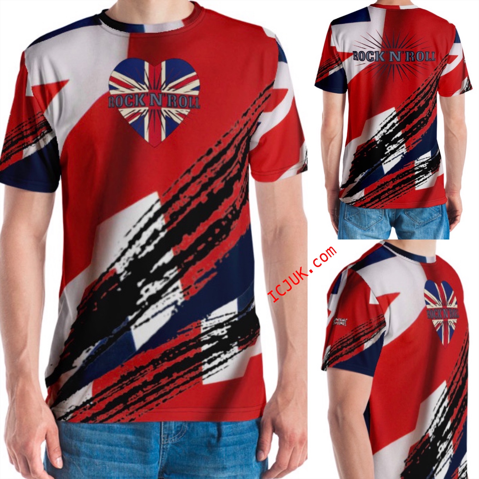 Union Jack Rock N Roll Heart